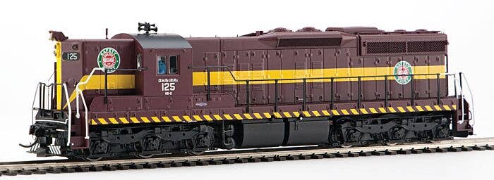 Walthers - EMD SD9 - Standard DC - Duluth, Missabe & Iron Range #125 (maroon, yellow) - 920-48620