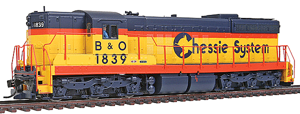 Walthers - EMD SD9 - Standard DC - PROTO 2000(R) - Chessie/B&O #1839 ...