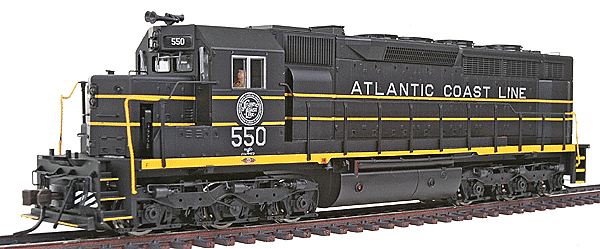 Atlas - EMD SDP35 - Standard DC - Master(R) Silver - Atlantic Coast Line #550 (black, yellow ...