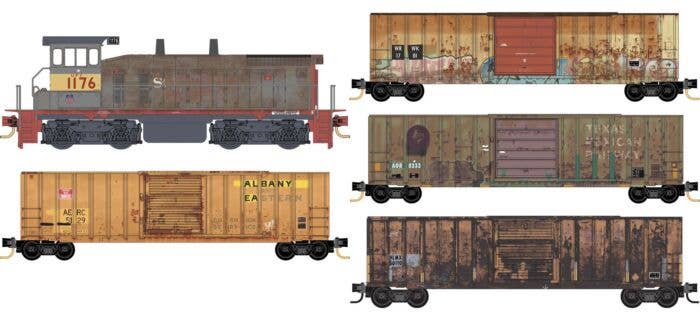 MicroTrain - EMD SW1500 Freight Train-Only Set - Union Pacific #1176 ...