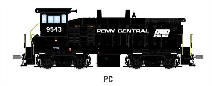 BLI - EMD SW1500 w/Sound & DCC - Paragon2(TM) - Penn Central #9543 ...