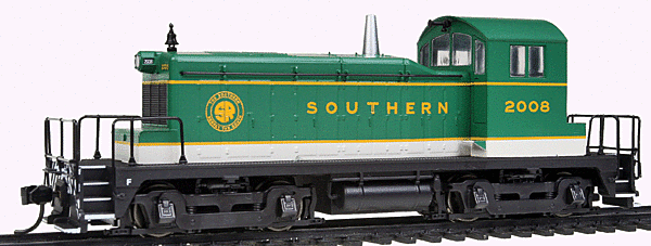 Walthers - EMD SW1 - Standard DC - Southern Railway #2008 (green, white ...