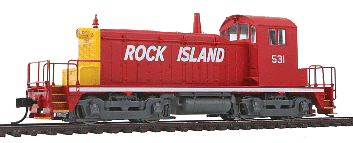 Walthers - EMD SW1 - Standard DC - Rock Island #531 (red, yellow, white ...