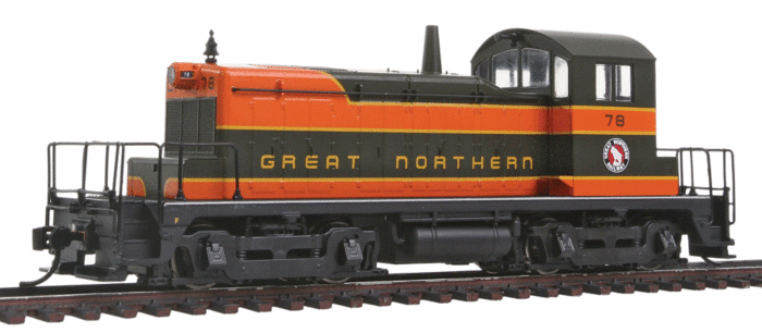 Walthers - EMD SW1 - Standard DC - Great Northern #78 (Omaha Orange ...