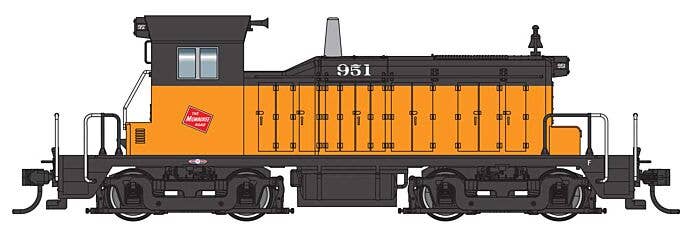 Walthers - EMD SW1 - Standard DC - Milwaukee Road #951 - 910-9244