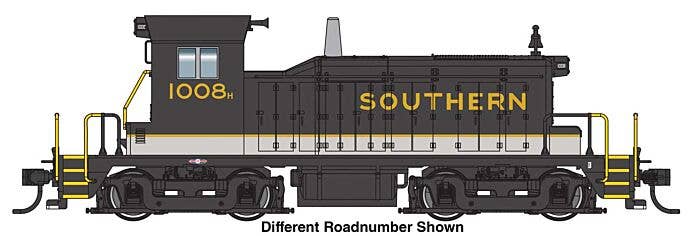 Walthers - EMD SW1 - Standard DC - Southern Railway #1012 - 910-9249
