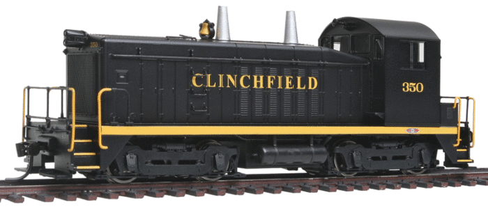 BLI - EMD SW7 w/Sound & DCC - Paragon2(TM) - Clinchfield #350 (black ...