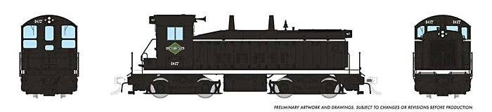 Rapido - EMD SW9 - Standard DC - Illinois Central #468 (black, white ...