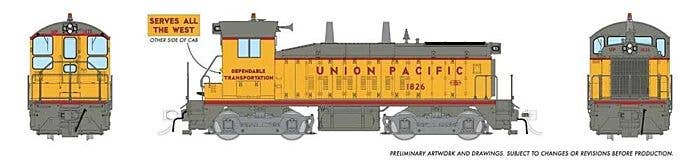 Rapido - EMD SW9 - Standard DC - Union Pacific #1846 (As-Delivered ...