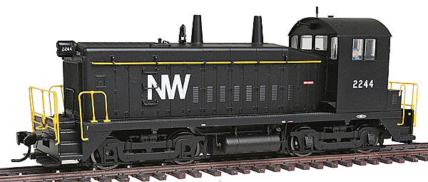 Walthers - EMD SW9 - Standard DC - PROTO 2000(R) - Norfolk & Western #2244 (black, white, NW ...