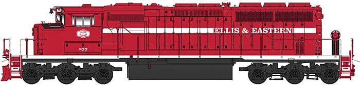 Intermount - EMD/GMDD SD40-2W - Sound and DCC - Ellis & Eastern (red, white) - 85-69315S