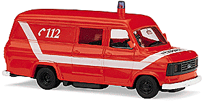 Busch - Emergency - Ford Transit Fire Dept. Equipment Van (red, white ...
