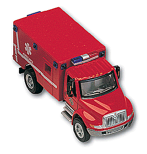 Boley - Emergency - 2001 International EMS Ambulance - Red Cab & Body ...