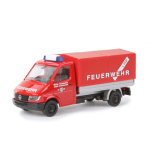 Herpa - Emergency - Mercedes Sprinter Fire Truck - 326-188203