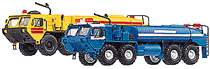 Roco - Emergency - Oshkosh On/Off Road 8x8 HEMTT Airport/Industrial ...