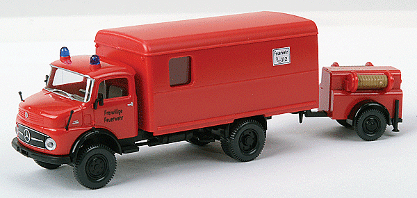 Wiking - Emergency - Mercedes Benz L710 Fire Engine Truck - 781-86115