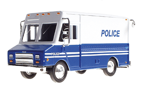 K-Line - Emergency (Die Cast Assembled) - Police Step Van - 401-94561