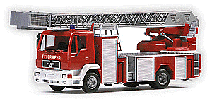 Herpa - Emergency - Fire Dept. Vehicles - MAN M2000 DLK 23/12 Rear ...