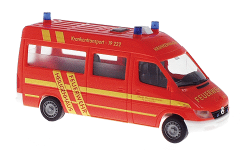 Herpa - Emergency - Fire Dept. Vehicles - MB Sprinter Bus Heiligenhaus ...