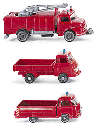 Wiking - Emergency - Fire Dept. Vehicles - 60th Anniversary Set ...