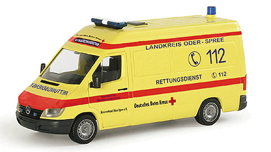 Herpa - Emergency - Fire Dept. Vehicles - Mercedes - Sprinter German ...