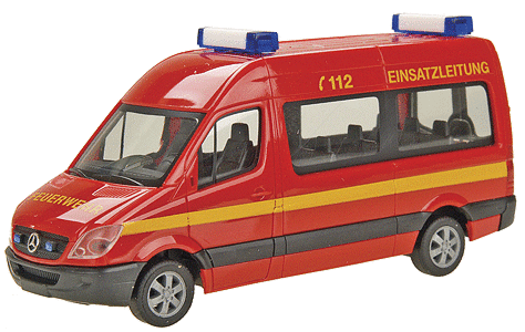 Herpa - Emergency - Fire Dept. Vehicles - Mercedes - 2006 Sprinter Crew ...
