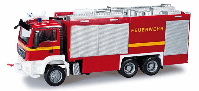 Herpa - Emergency MAN TGS M Empl Fire Truck - Assembled - Fire ...