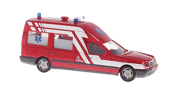 Herpa - Emergency - Mercedes - "Ambulance Luxembourg" (Custom Binz Body ...