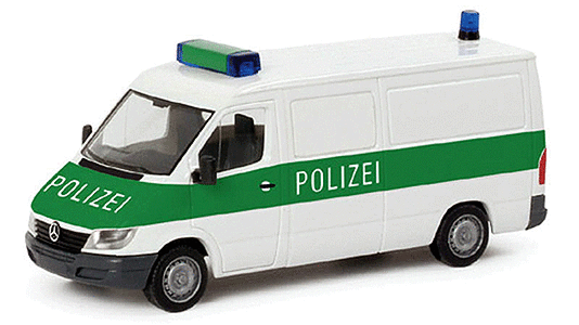 Herpa - Emergency - Police Vehicles - Mercedes Benz - Sprinter Van ...