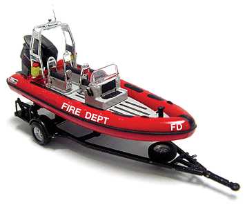 Boley - Emergency - Rigid Inflatable Speed Boat w/Trailer - Fire ...