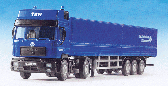 Kibri - Emergency - Technical Help Service (THW) - Trucks - MAN Cabover ...