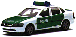 Herpa - Emergency Vehicle - Opel - Vectra Police - 326-43304