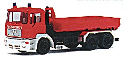 Herpa - Emergency Vehicles - MAN F2000 Roll Off Container, Fire - 326-43656