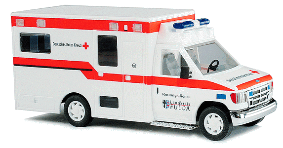 Busch - Emergency Vehicles - Ford E-350 Ambulance - German Red Cross ...