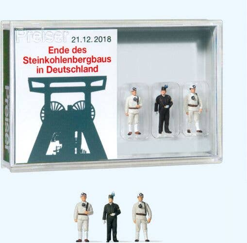 Preiser - End of Coal Mining in Germany Commemorative Set - pkg(3 ...