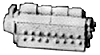 Det Assoc - Engine Block - EMD 645 - 229-8213