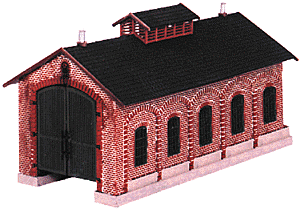 Life-Like - Engine House Kit - 433-1354