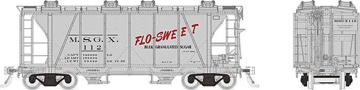 Rapido - Enterprise 2-Bay Covered Hopper 6-Pack - Ready to Run - Flo ...
