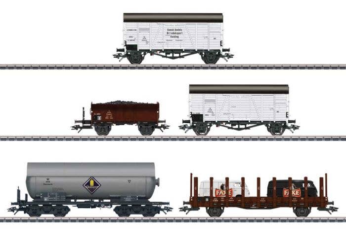 Marklin - Era III DSB Freight Car Set - 3-Rail - Ready to Run - Danish ...