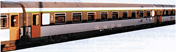 HORNBY - Eurofima SNCF 1985+ - Coach 1st Class New Logo - 125-3796