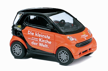 Busch - European Automobile - Smart Fortwo - "ProChrist Mobil" - 189-48963