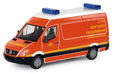 Herpa - European Emergency - Merceds Benz Sprinter - Hamburg Fire ...