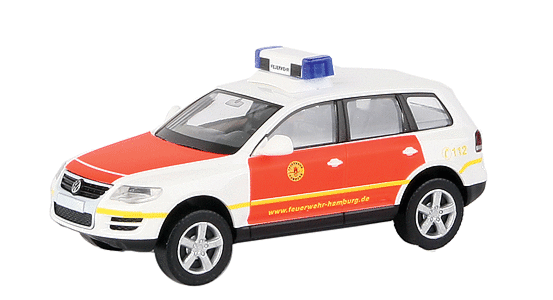 Wiking - European Emergency Vehicle - VW Touareg Hamburg Fire - 781-60117