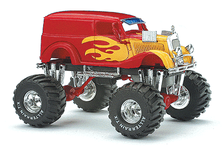 Busch - European Light Trucks - Mercedes 170V - "Firebug" Monster Truck ...