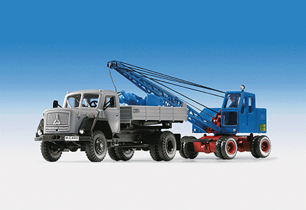 Kibri - European Tractor/Trailer - Magirus Deutz - w/Fuchs F301 ...