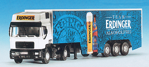 Kibri - European Tractor/Trailer - MAN 3 Axle Double Refrigerator ...