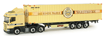 Herpa - European Truck - Scania R HL Cabover w/Container & 3-Axle ...