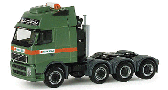 Herpa - European Trucks - Volvo FH Tri-Drive Tractor (Max Wild) - 326 ...