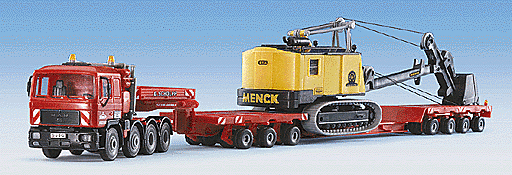Kibri - European Trucks - Special Equipment - MAN 4-Axle Cabover - w ...