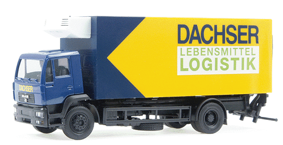 Herpa - European Trucks - Straight Truck - MAN 2000 - Reefer Body w ...